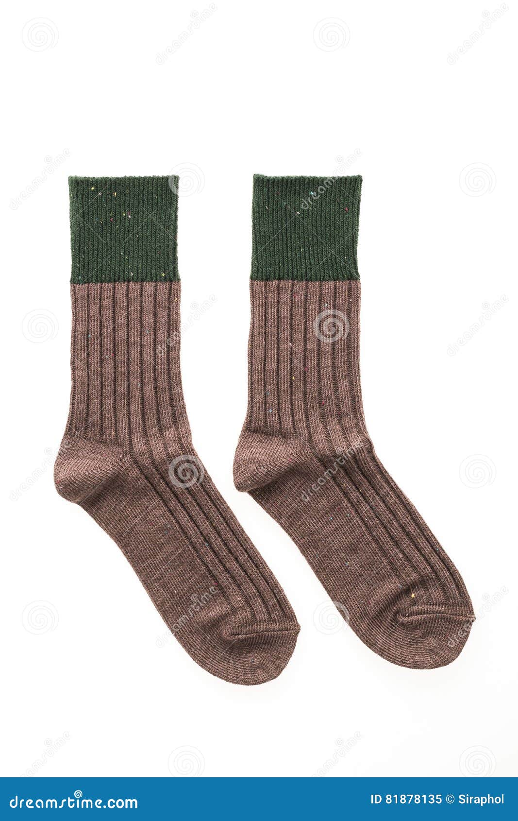 Pair of sock isolated stock image. Image of cotton, grey - 81878135