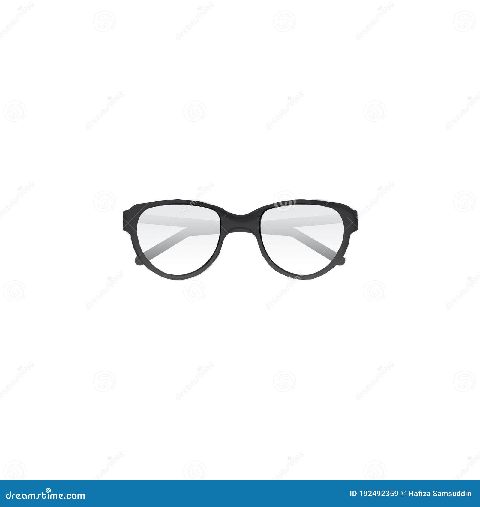 Pair of Spectacles. Vector Illustration Decorative Design Stock Vector ...