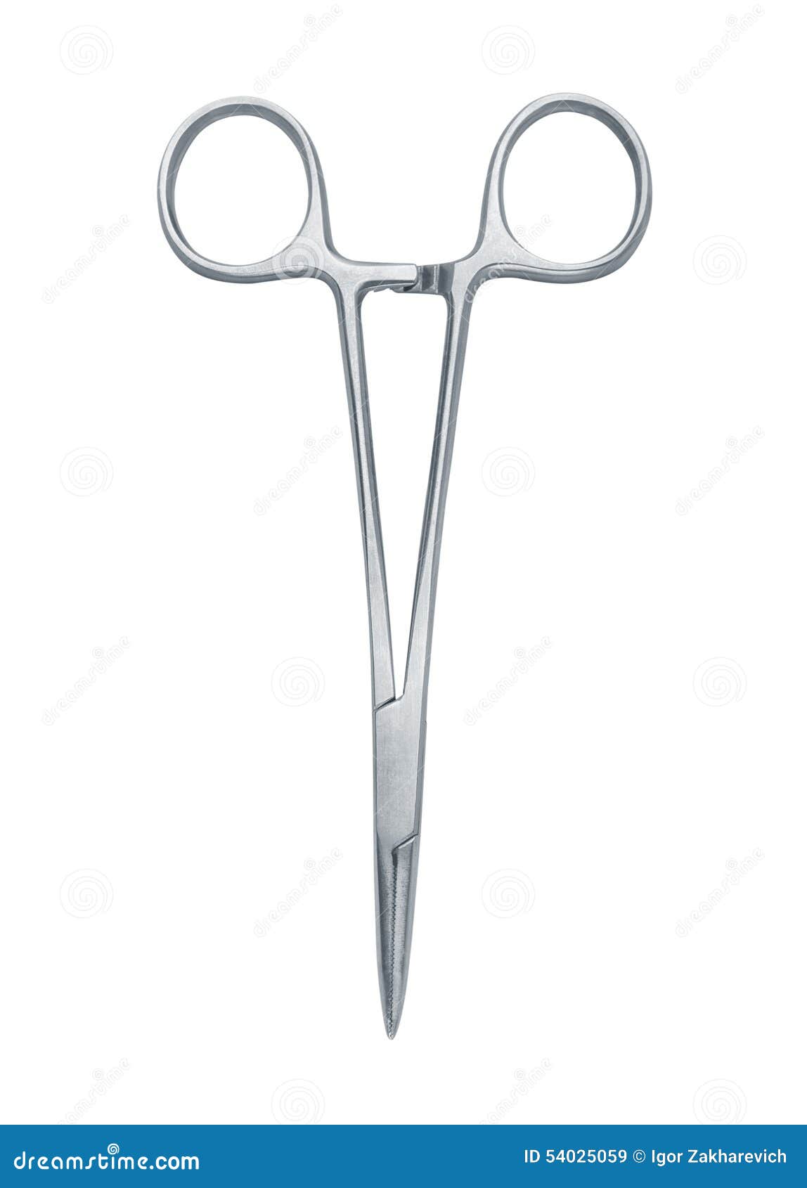 A Pair of Stainless Steel Surgical Forceps Over Stock Image - Image of ...