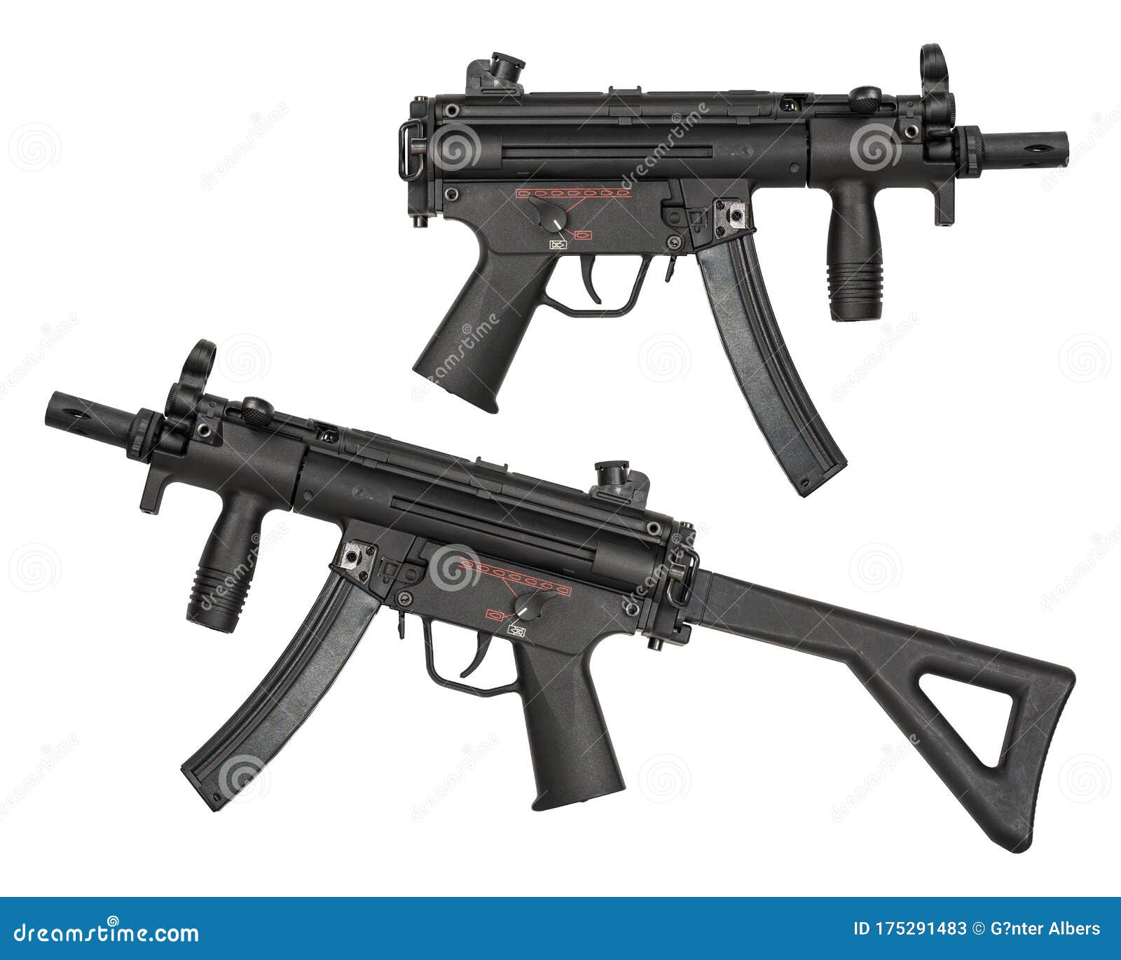 Submachine Guns Royalty-Free Stock Image | CartoonDealer.com #183599242
