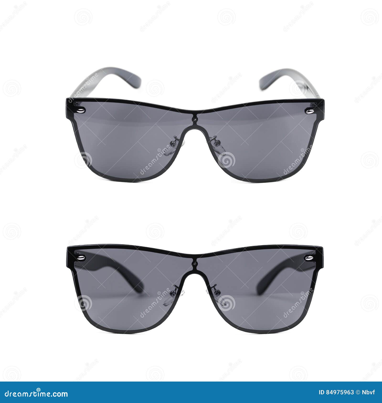 Pair Of Sunglasses Isolated Stock Image Image Of Modern Plastic