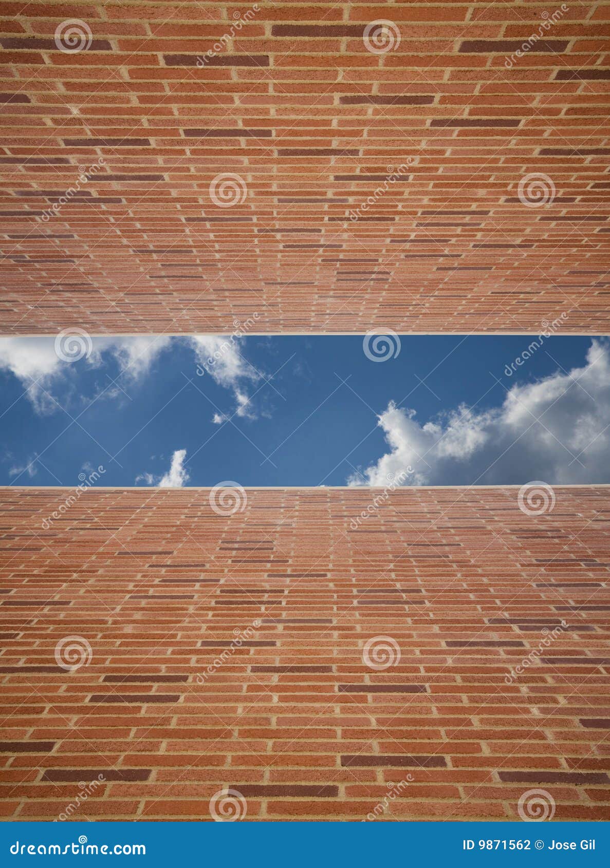 Looking Up View Sky Two Brick Walls Stock Photos - Free & Royalty-Free ...