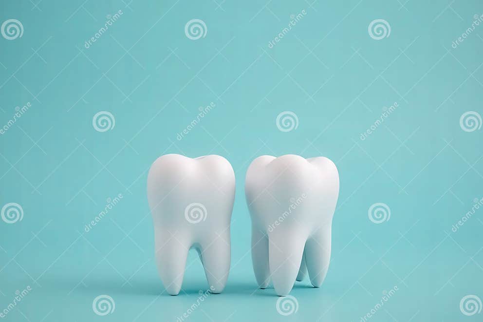 Pair of Teeth stock illustration. Illustration of blue - 360832734