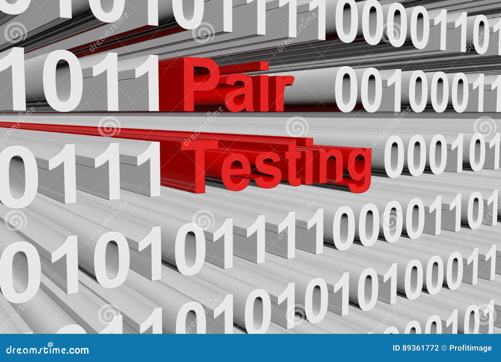 Pair testing stock illustration. Illustration of programming - 89361772