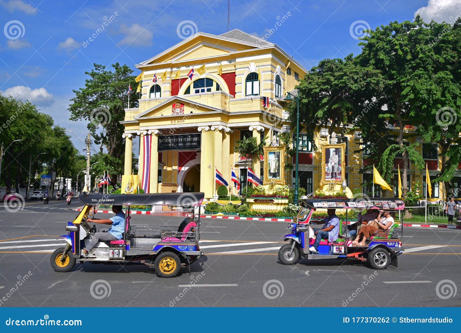 Thai Tuk Tuks Sit Parked Awaiting Tourists Editorial Image ... Thai Tuk Tuks Sit Parked Awaiting Tourists Editorial Image ...