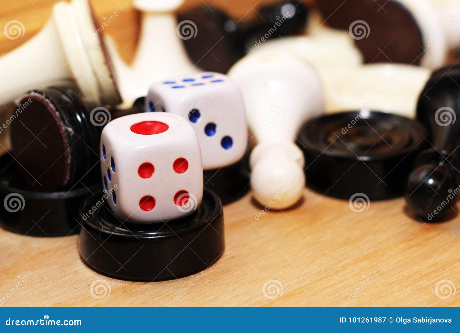 A Pair White of Dice and Chess Stock Image - Image of pair, game: 101261987