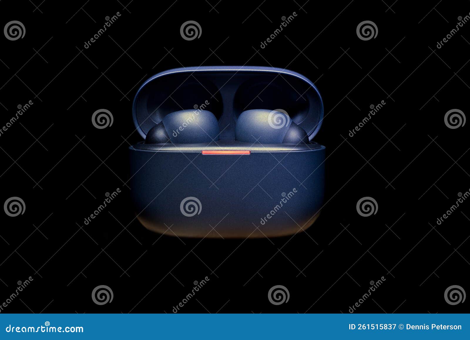 A Pair of Wireless Bluetooth Earbuds Stock Image - Image of background ...