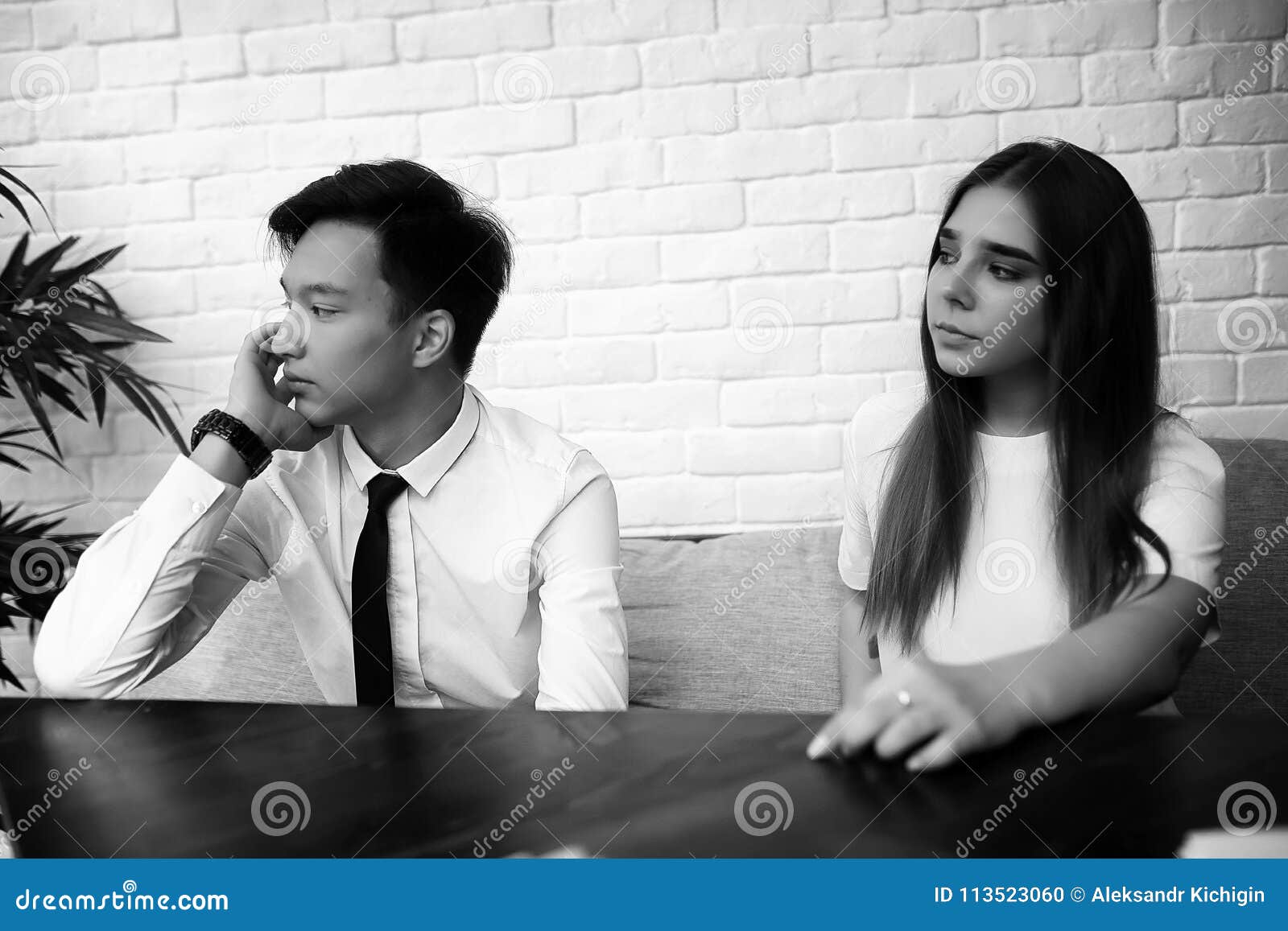 A Pair of Young People Talking Stock Photo - Image of family, people ...