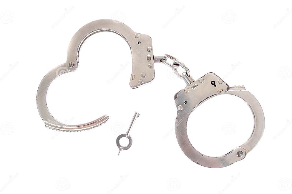 Paires de menottes image stock. Image du paire, simple - 48459889