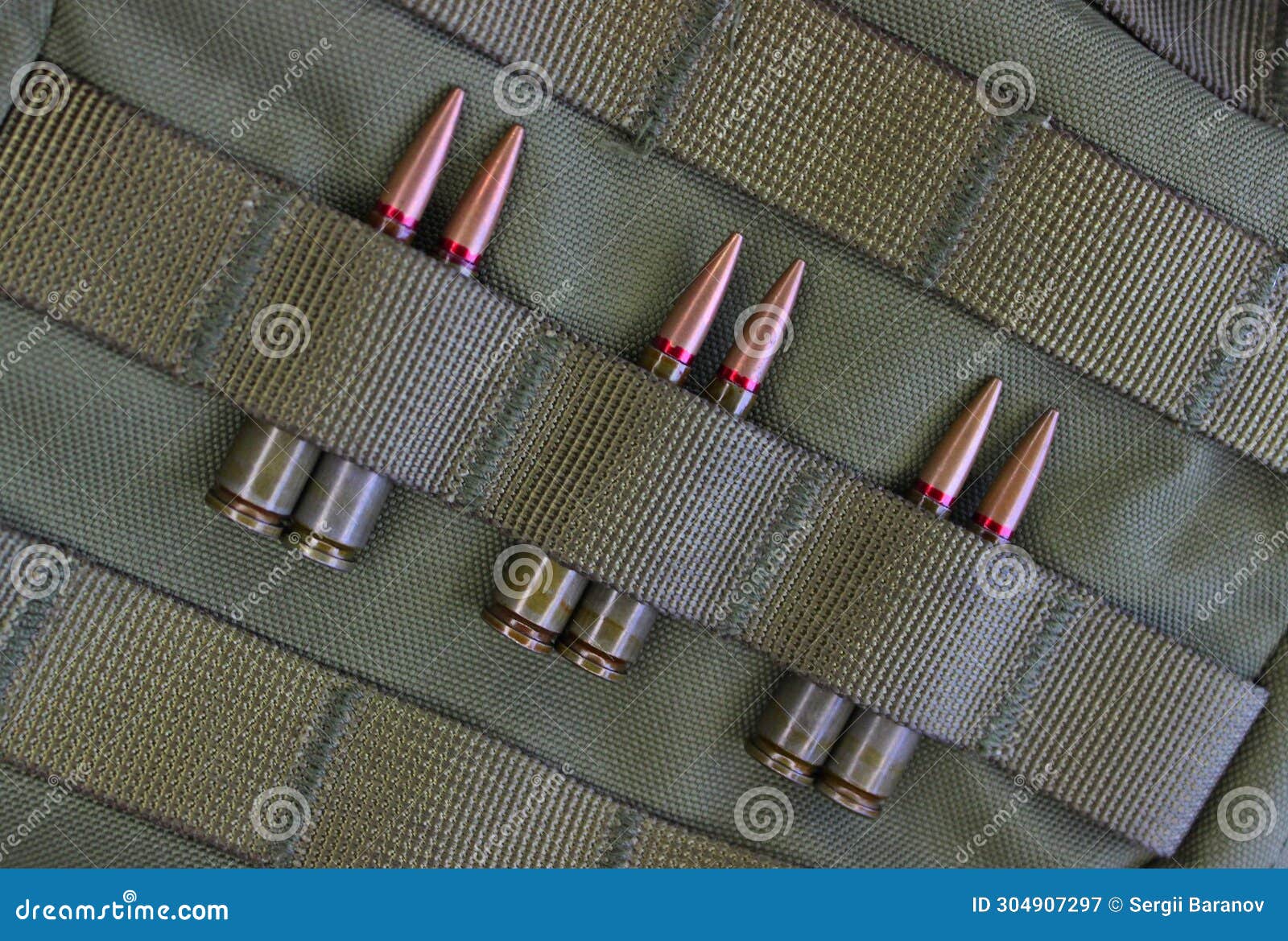 Assault Rifle Bullets are Pairwise Stuffed Under Belts of Tactical ...