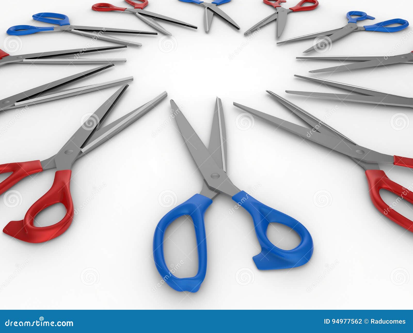 Pairs of scissors stock illustration. Illustration of multiple - 94977562