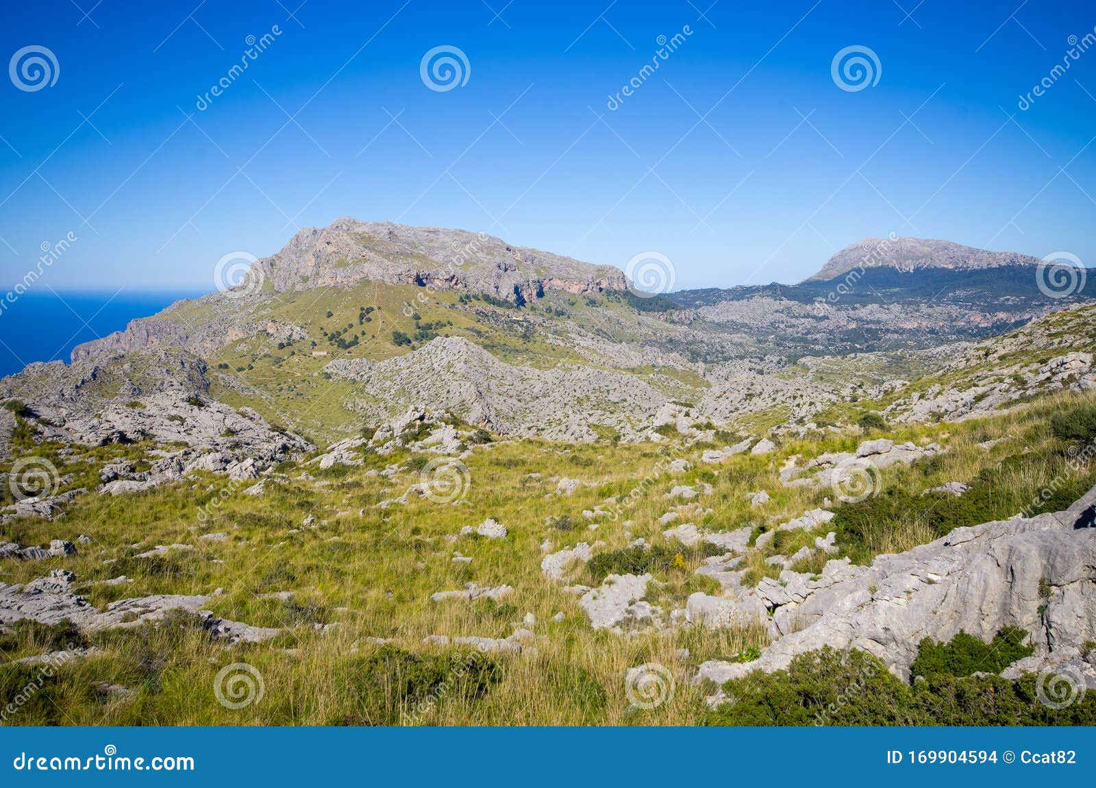Paisagem Da Ilha De Maiorca, Espanha Foto de Stock - Imagem de nave ...