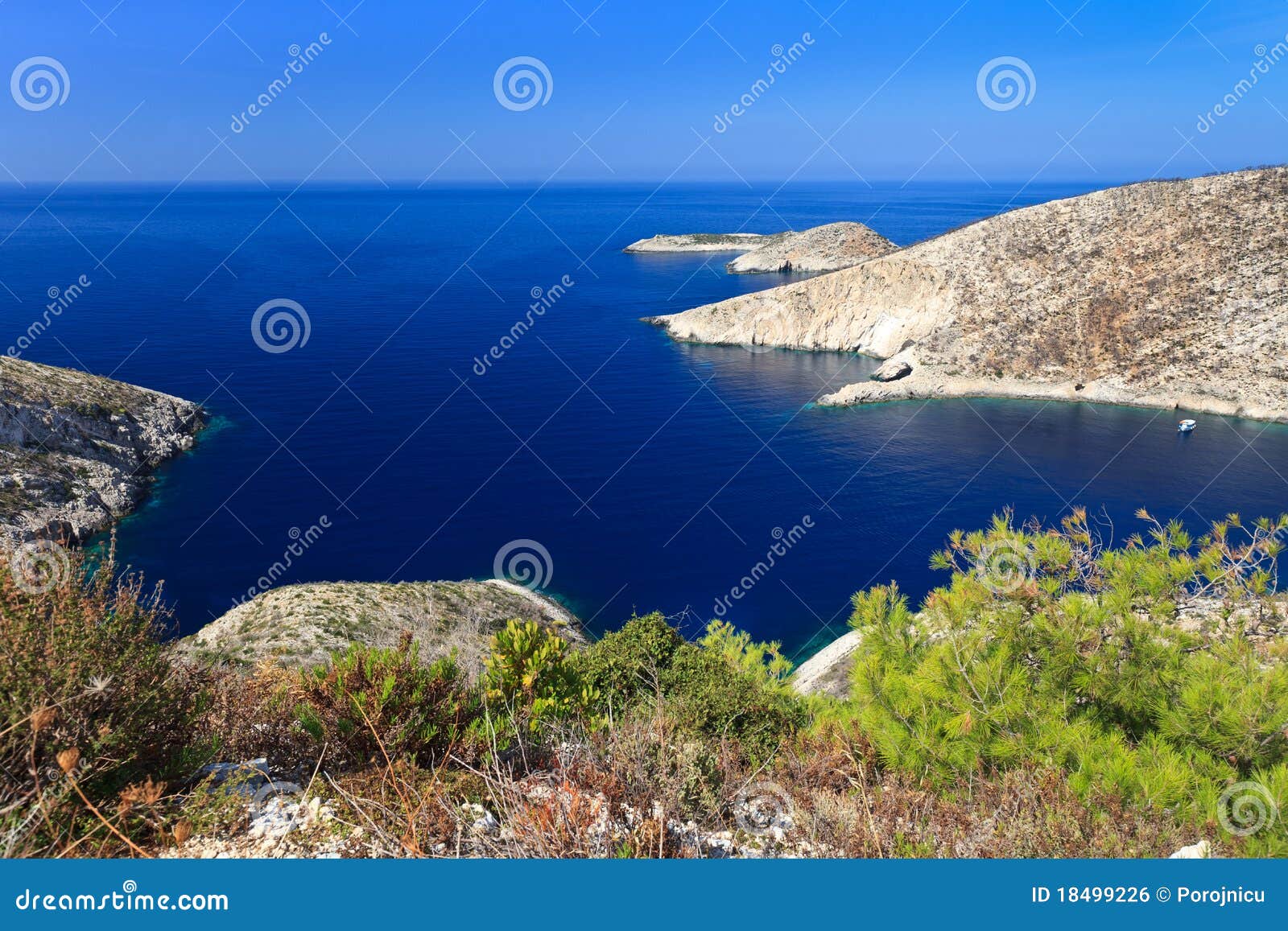 Paisagem do mar foto de stock. Imagem de oceano, vista - 18499226