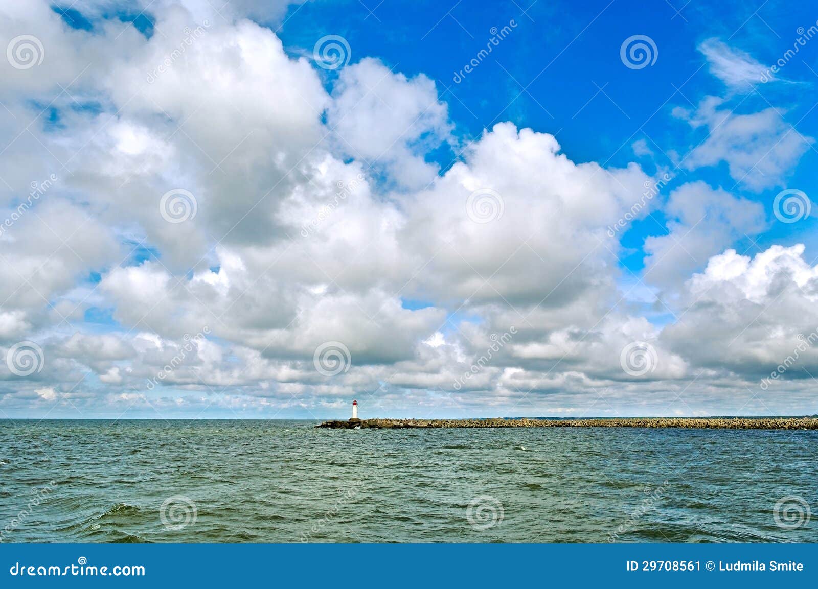 Paisagem do mar. imagem de stock. Imagem de panorâmica - 29708561