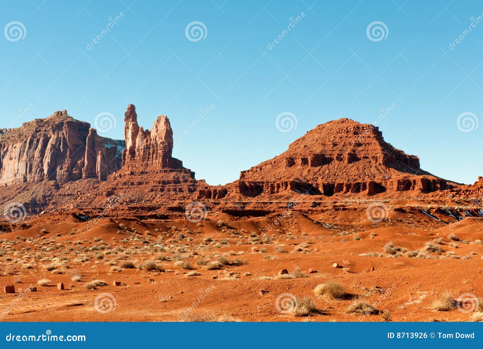 Paisagem Do Vale Do Monumento Foto de Stock - Imagem de pitoresco, exterior: 8713926