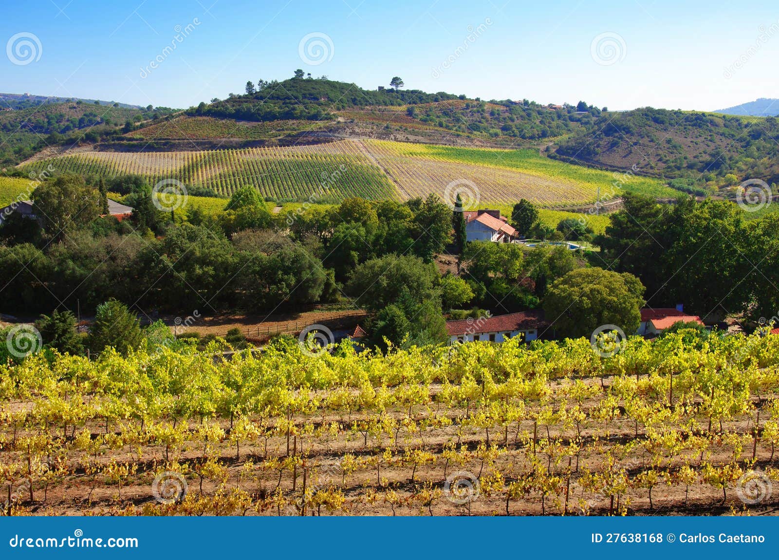 Paisagem rural foto de stock. Imagem de fazenda, casa - 27638168