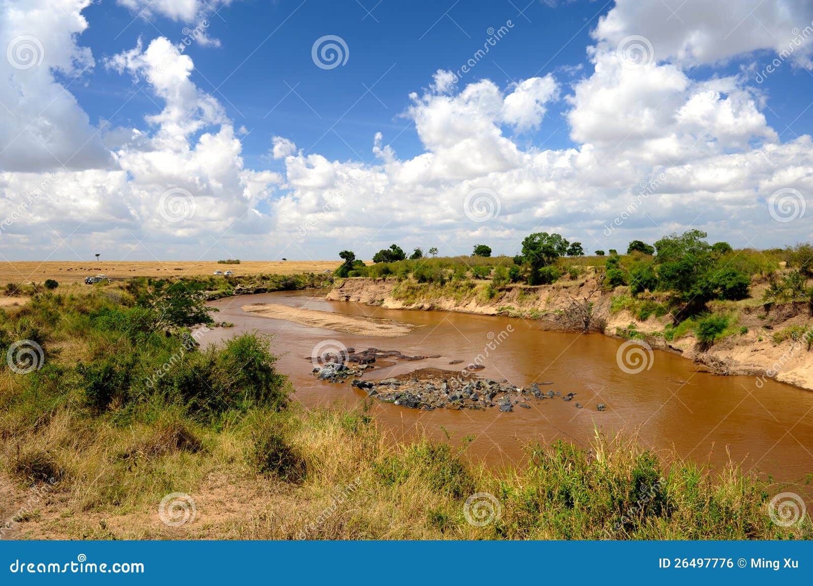 Paisaje africano del yermo foto de archivo. Imagen de masai - 26497776