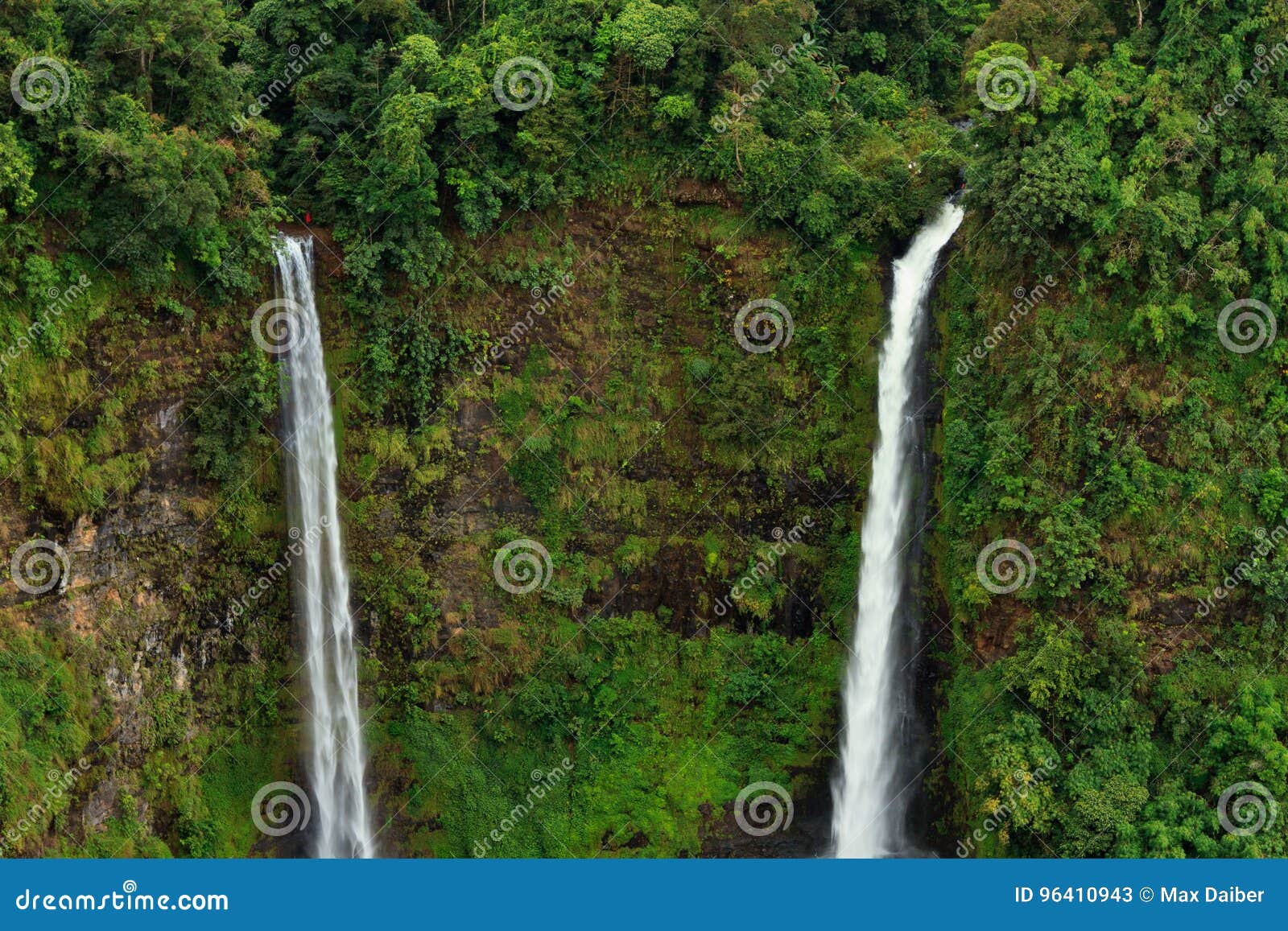 Paisaje De La Cascada De Tad Fan Imagen de archivo - Imagen de cubo ...