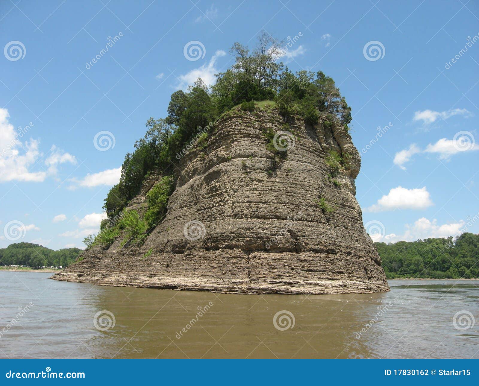 Paisaje del río Misisipi foto de archivo. Imagen de vacaciones - 17830162