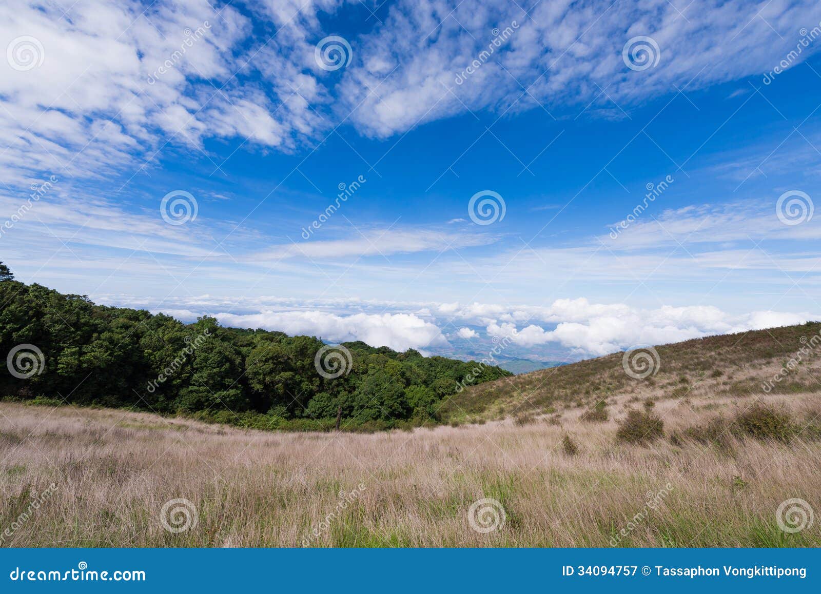 Paisaje llano de la colina imagen de archivo. Imagen de verde - 34094757