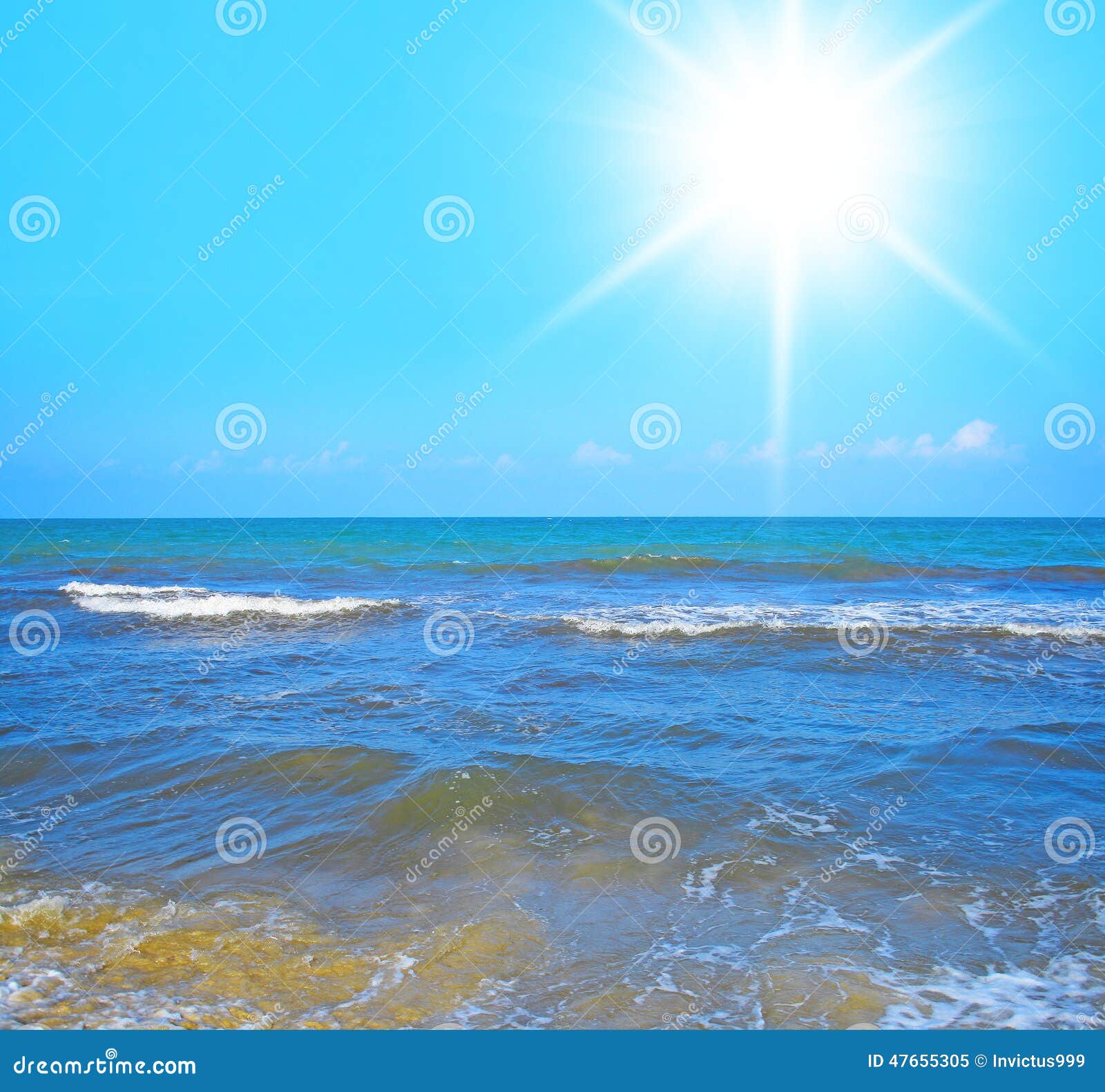 Paisaje soleado imagen de archivo. Imagen de arena, escena - 47655305