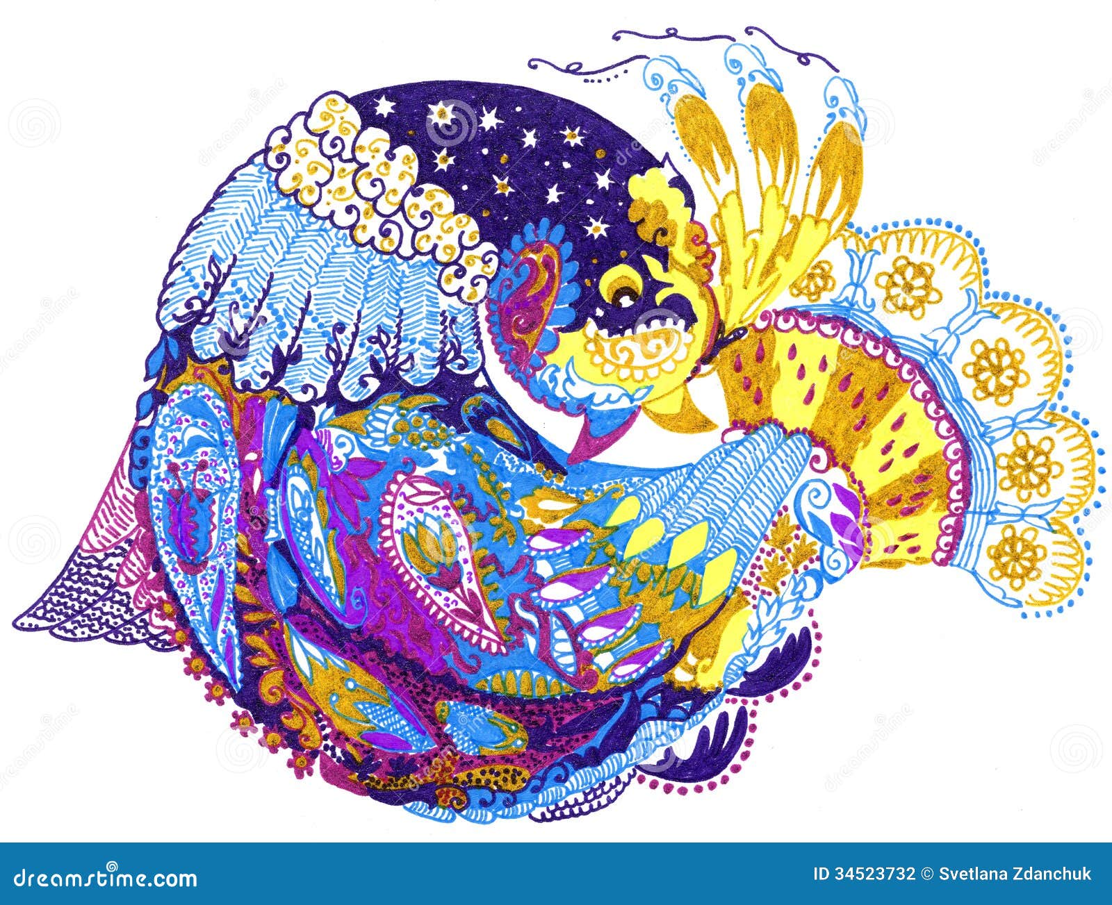 Bird In The Hand Cartoon | CartoonDealer.com #46237583