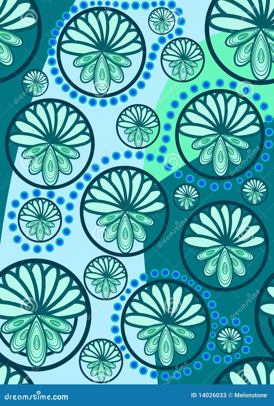 Paisley Blue Turquoise Pattern Stock Illustration - Illustration of ...
