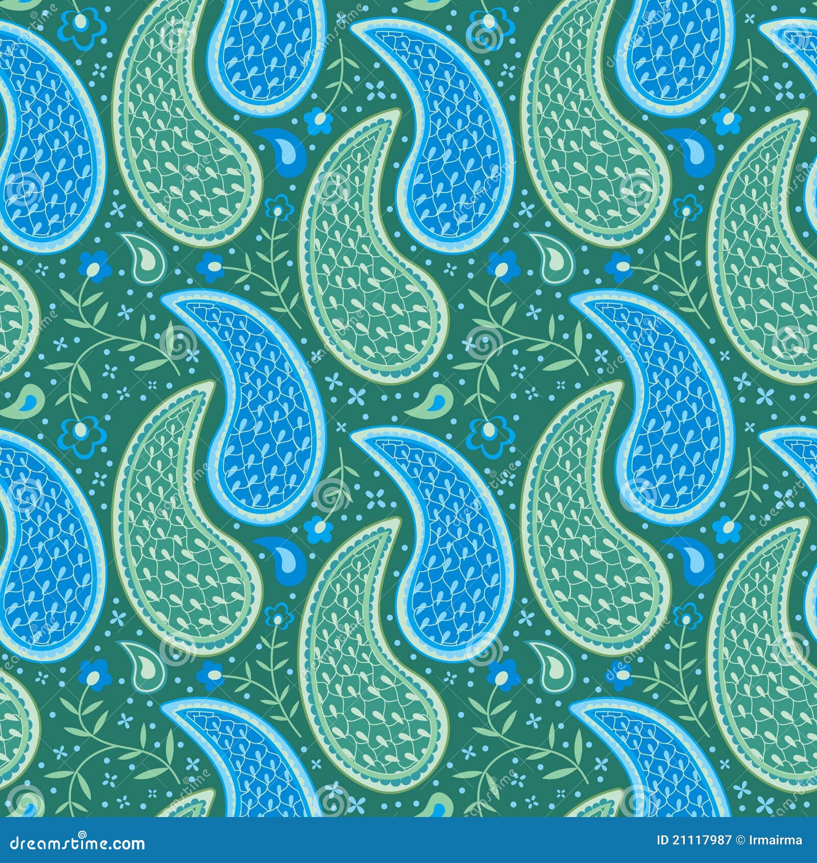 Paisley floral texture stock vector. Illustration of vintage - 21117987