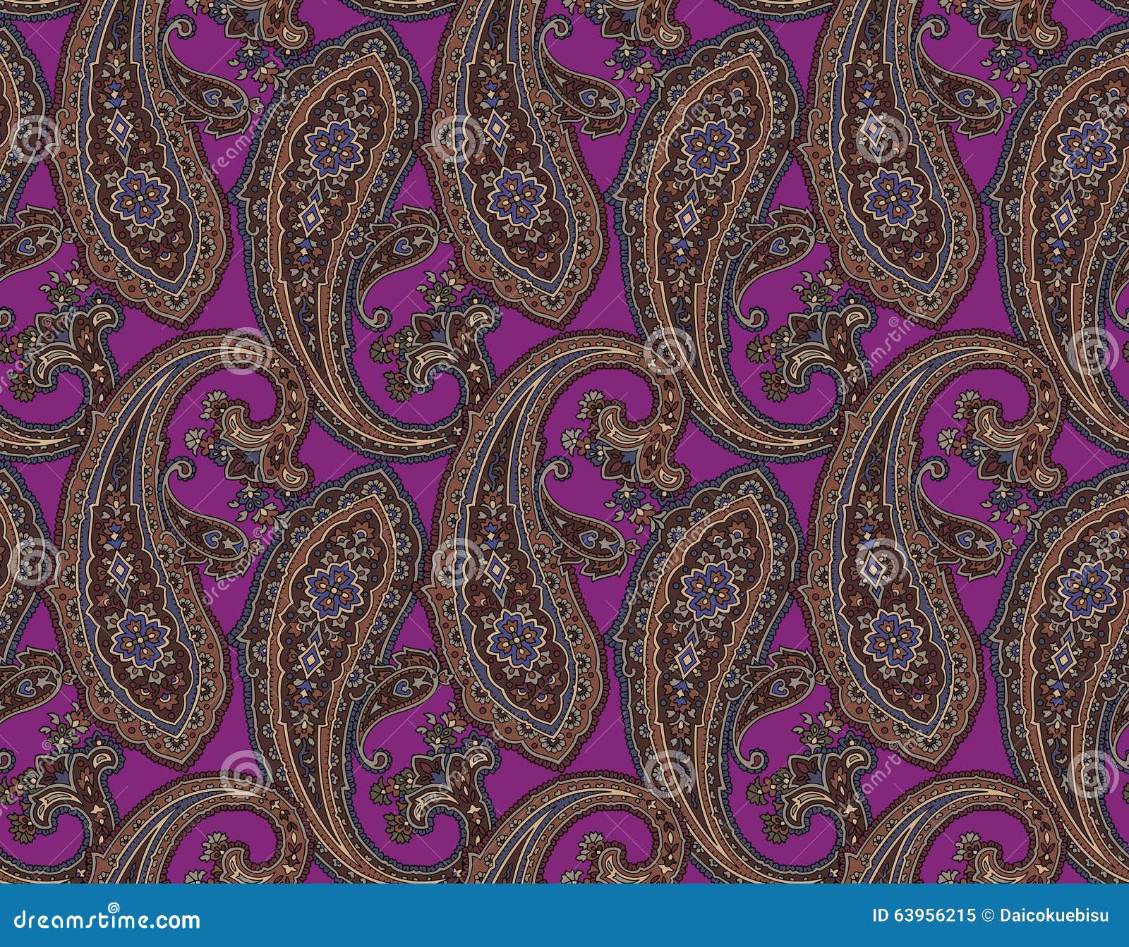 Paisley Illustration Pattern Stock Illustration - Illustration of ...