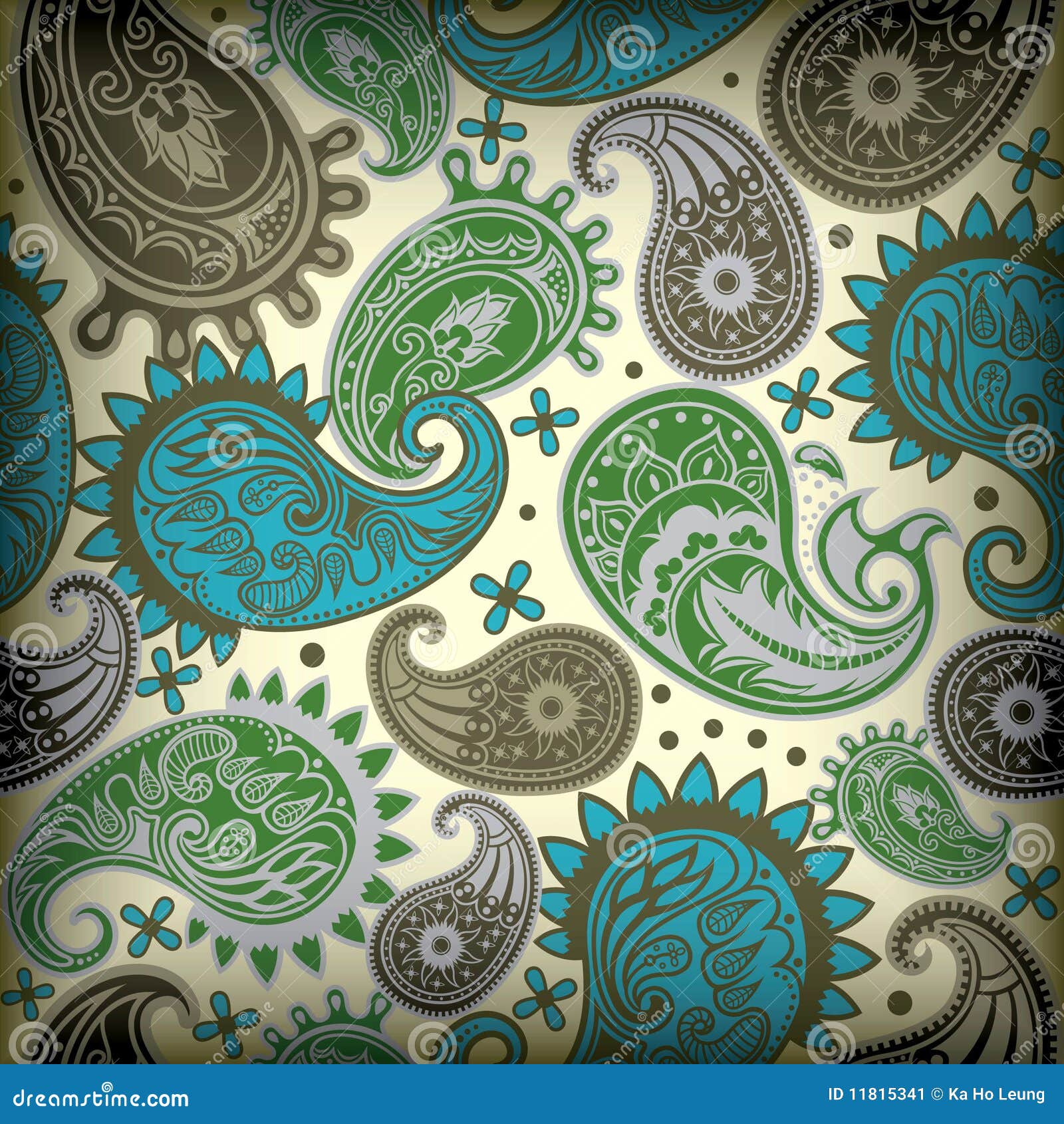 Paisley Pattern stock vector. Illustration of texture - 11815341