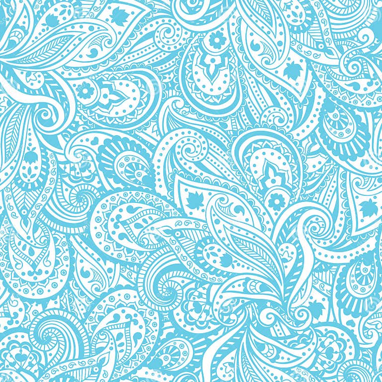 Paisley pattern stock vector. Illustration of gift, indian - 29097567