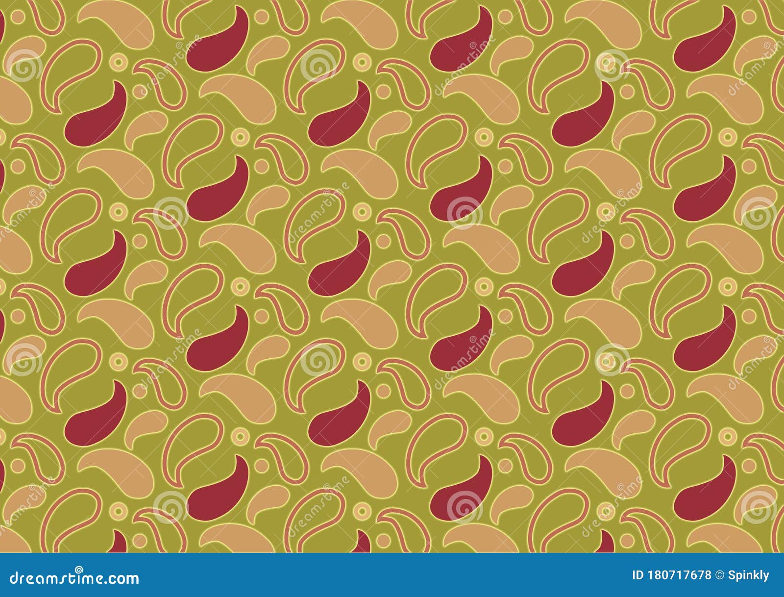 Paisley Pattern Background Wallpaper Design Stock Illustration ...