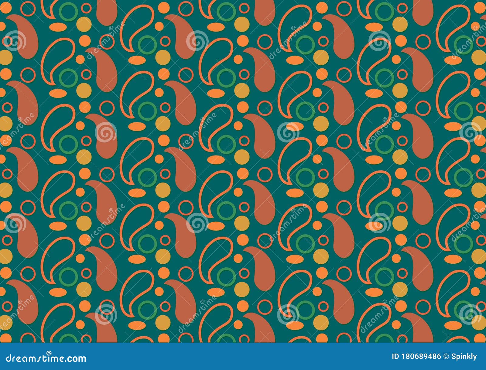 Paisley Pattern Background Wallpaper Design Stock Illustration ...