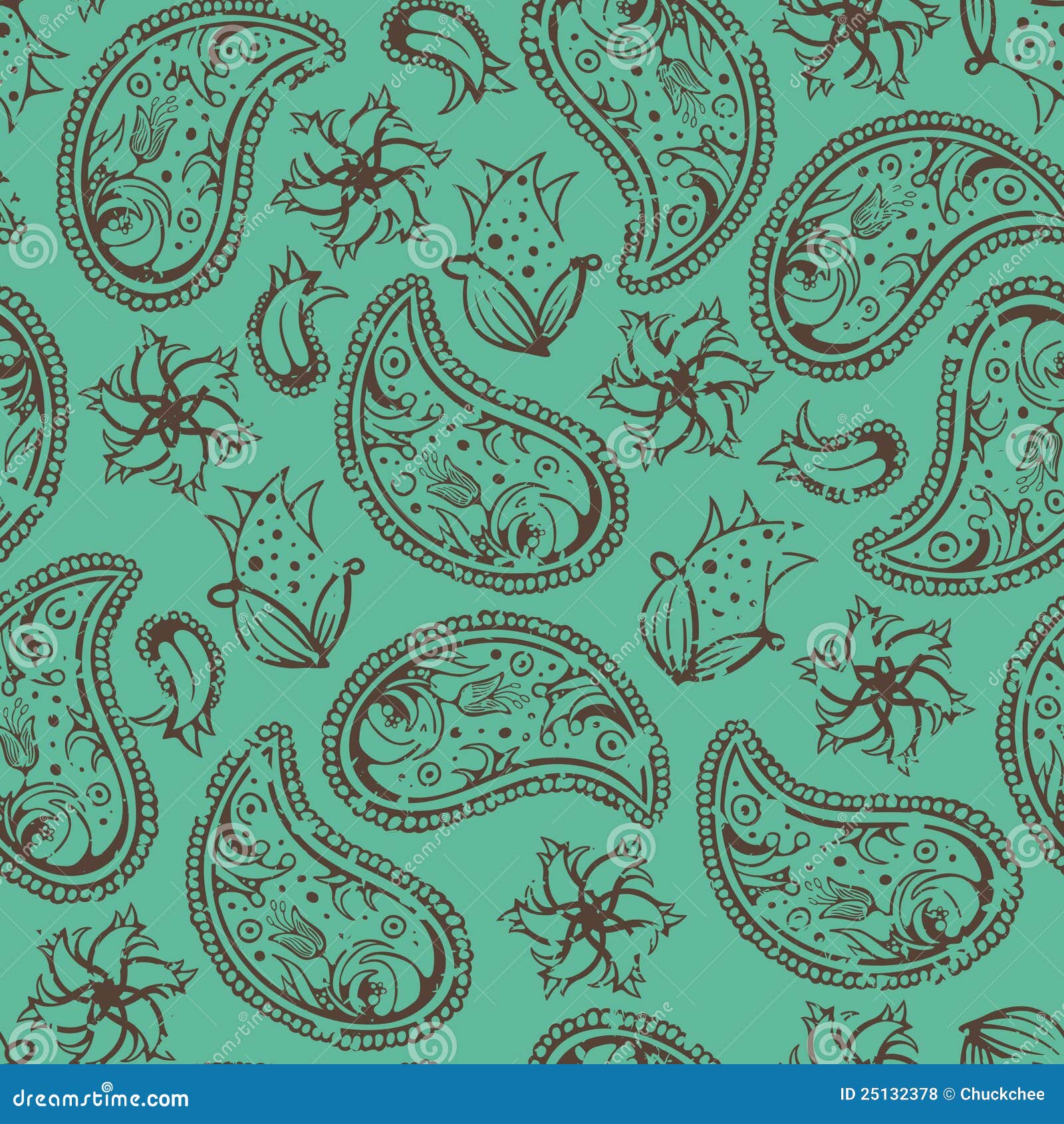 Paisley seamless texture stock illustration. Illustration of fabric ...