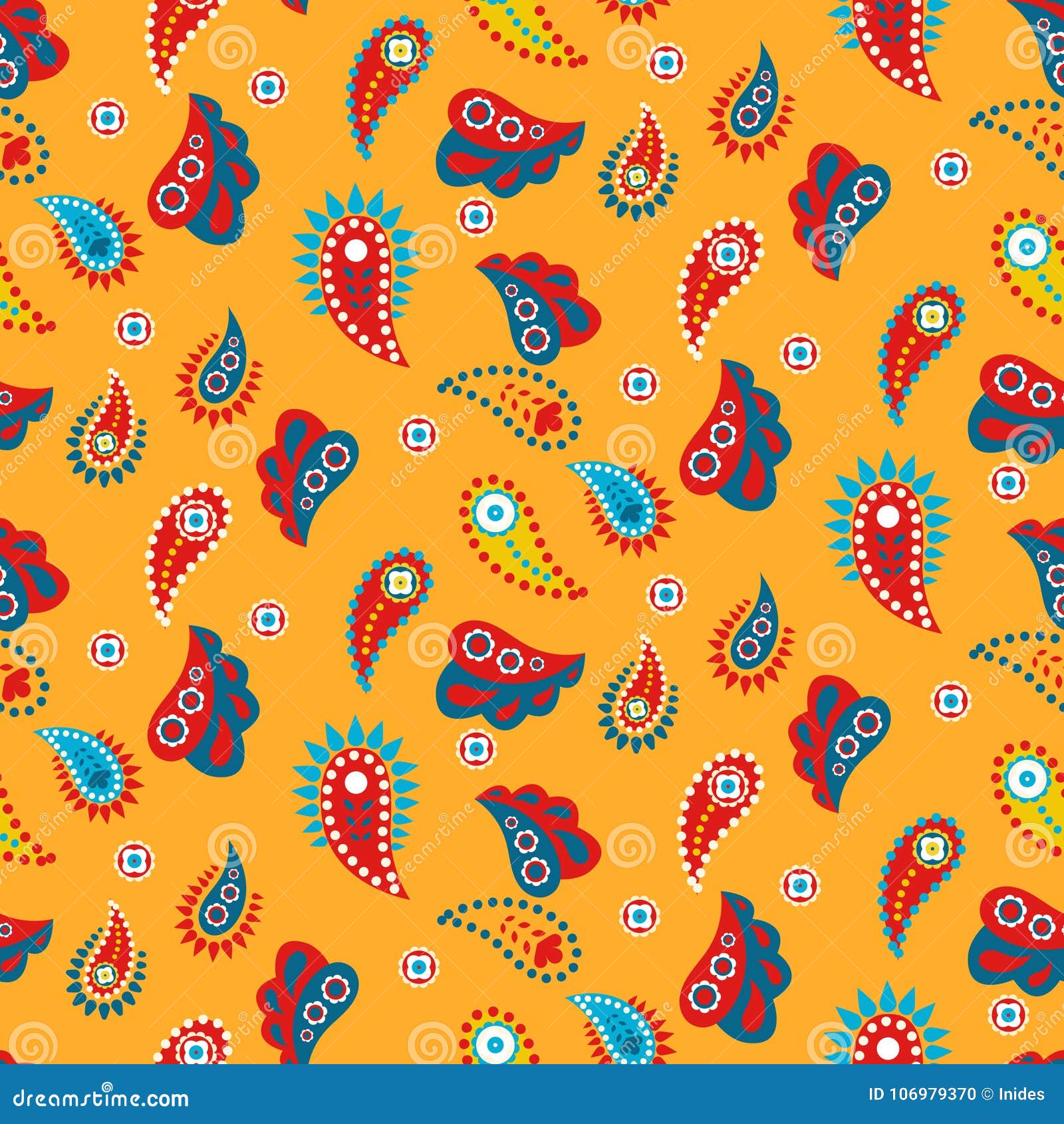 Yellow And Red Indian Background Vector Illustration | CartoonDealer ...