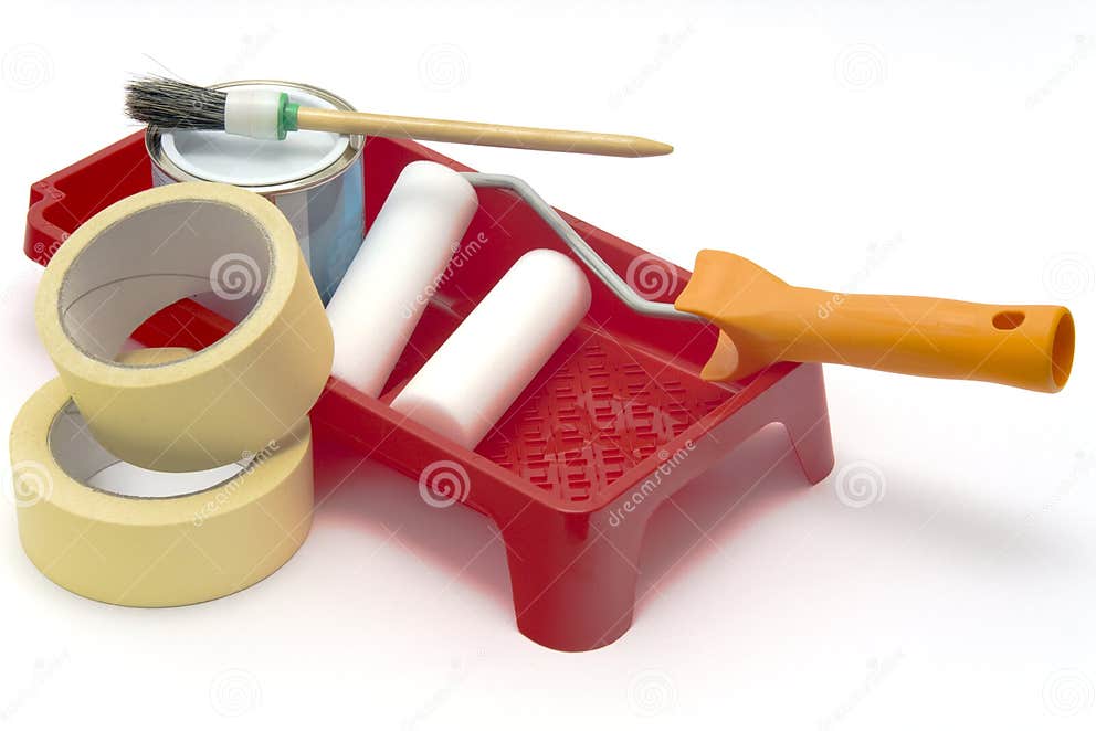 Paiting tools-3 foto de stock. Imagem de equipamento - 22646860
