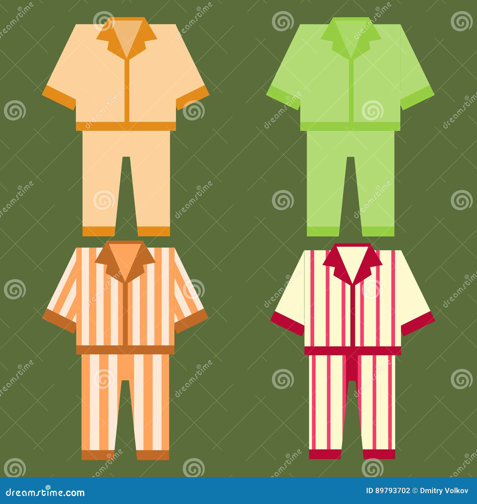 Pajamas icon stock illustration. Illustration of isolated - 89793702