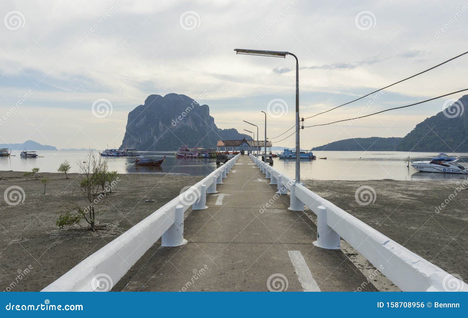 Pak Meng Beach in Trang, Thailand. Editorial Photo - Image of green ...