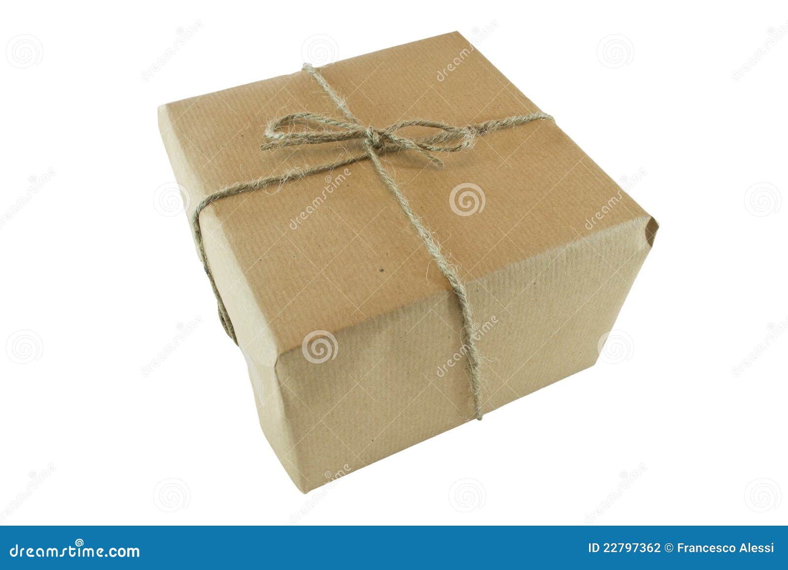Paket stockfoto. Bild von pappe, nachricht, post, aufgewickelt - 22797362