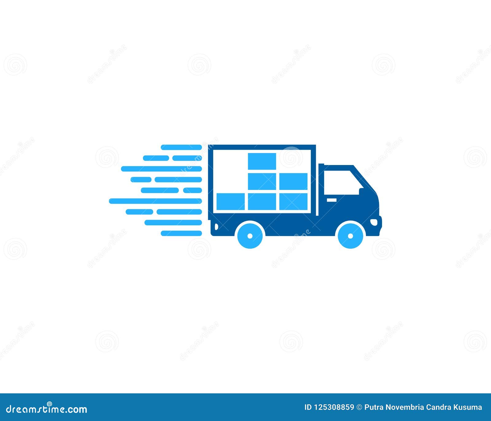 Paket-Lieferung Logo Icon Design Vektor Abbildung - Illustration von ...