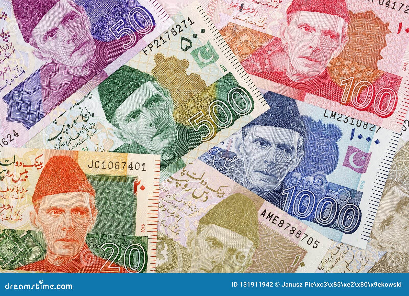 Pakistaans Geld, Een Achtergrond Stock Foto - Image of roepie ...