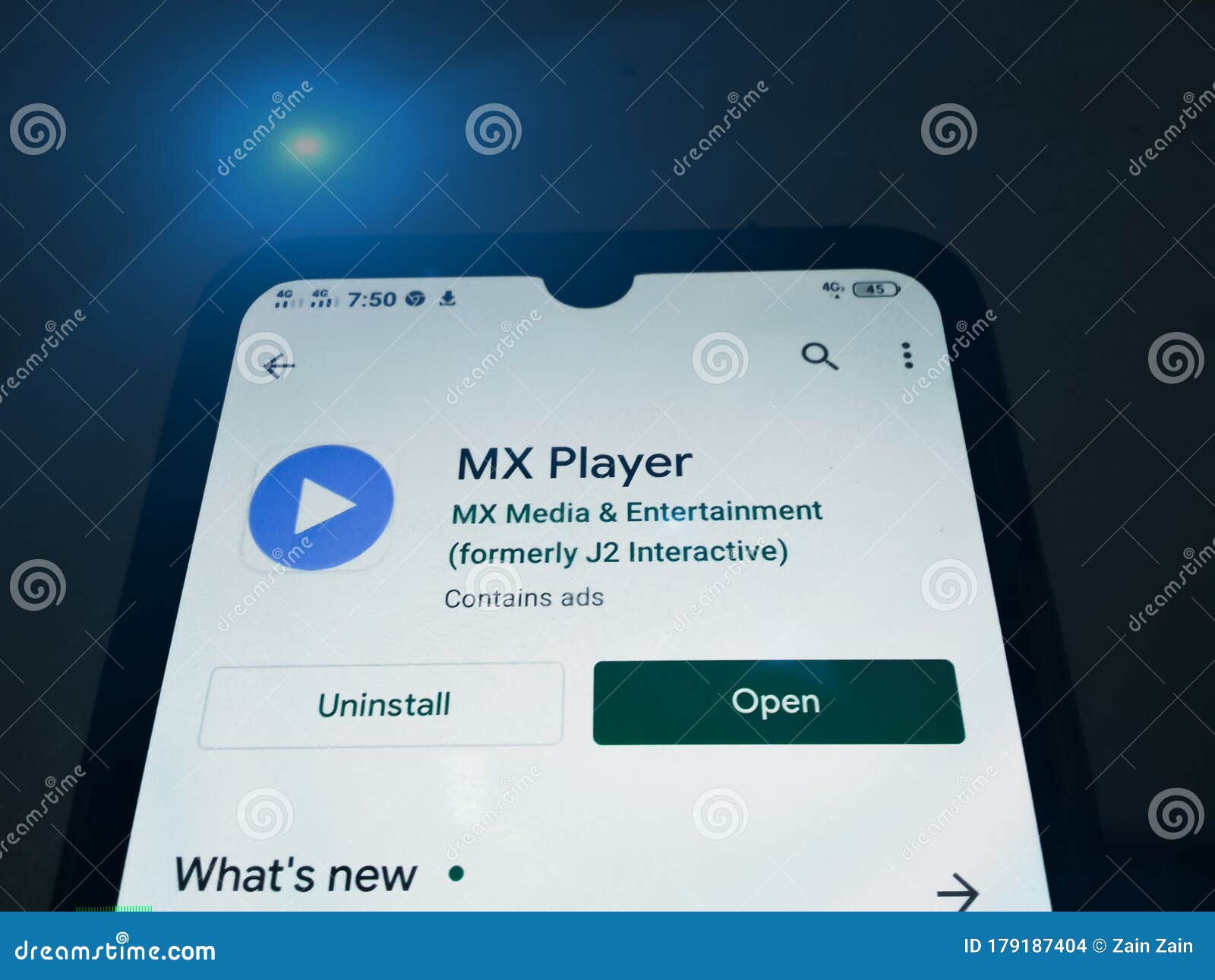Pakistan -April 14, 2020 - MX Player Mobile App on the Display of ...