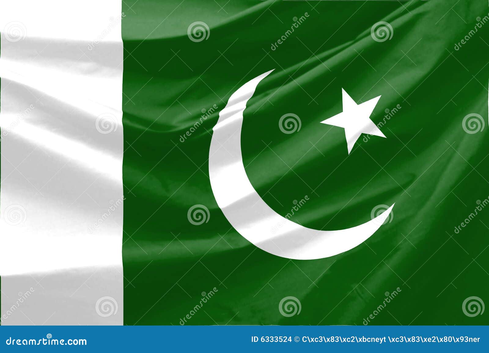 Pakistan Flag stock illustration. Illustration of bars - 6333524