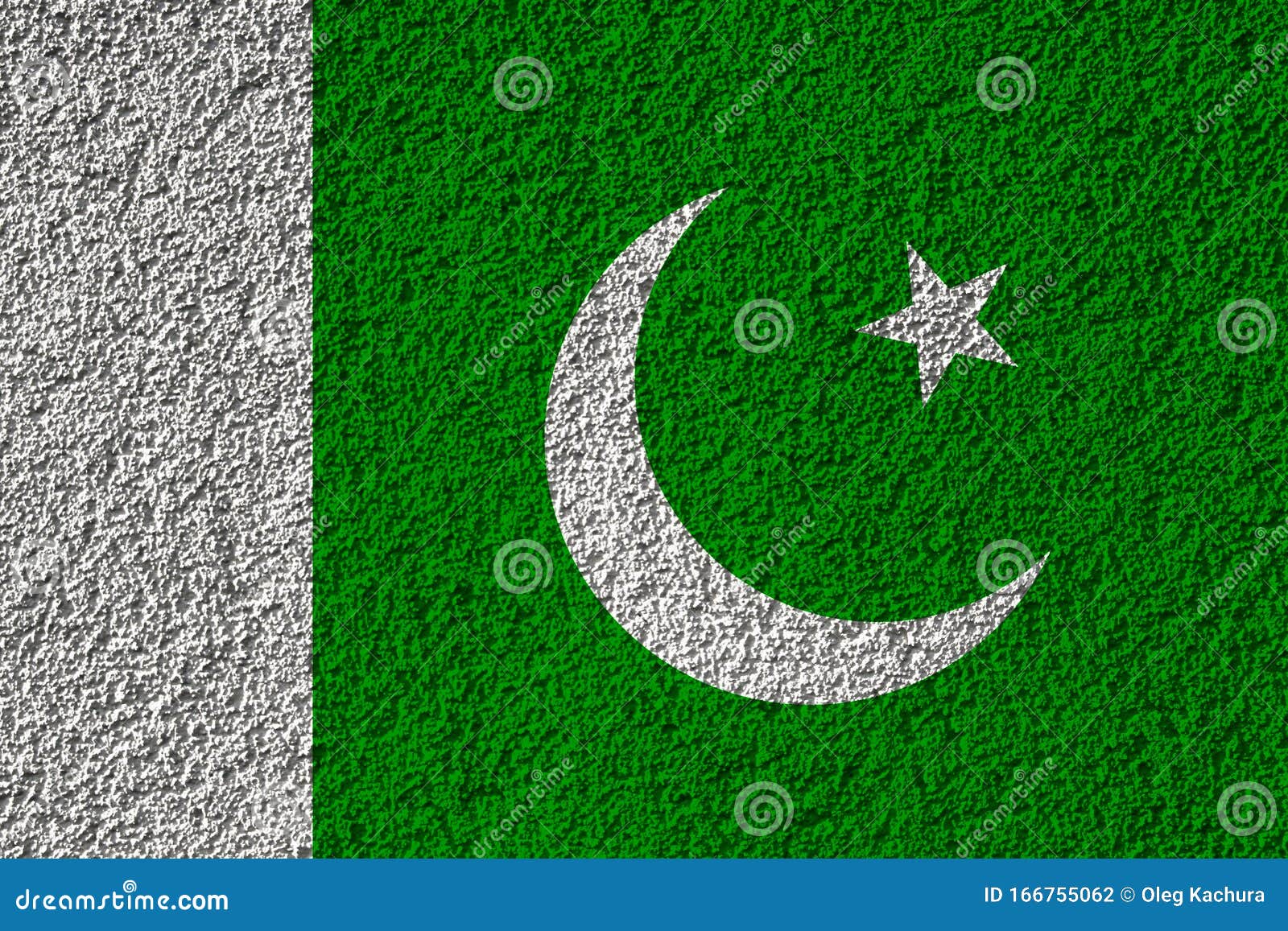Pakistan Flag on the Background Texture. Concept for Designer Solutions ...