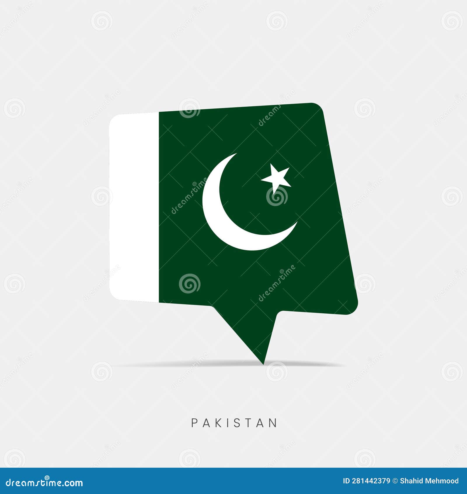 Pakistan Flag Bubble Chat Icon Stock Vector - Illustration of travel ...