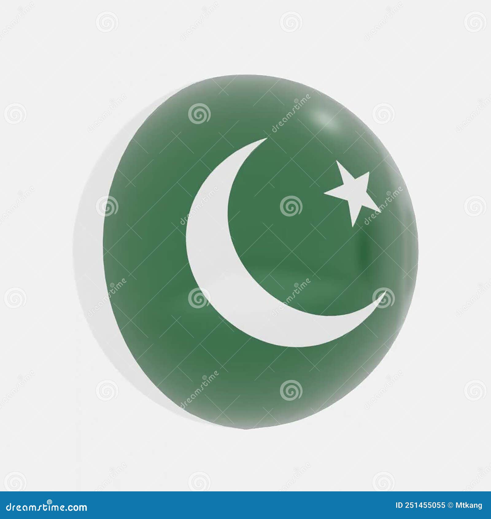 Pakistan Flag Icon or Symbols Stock Illustration - Illustration of ...