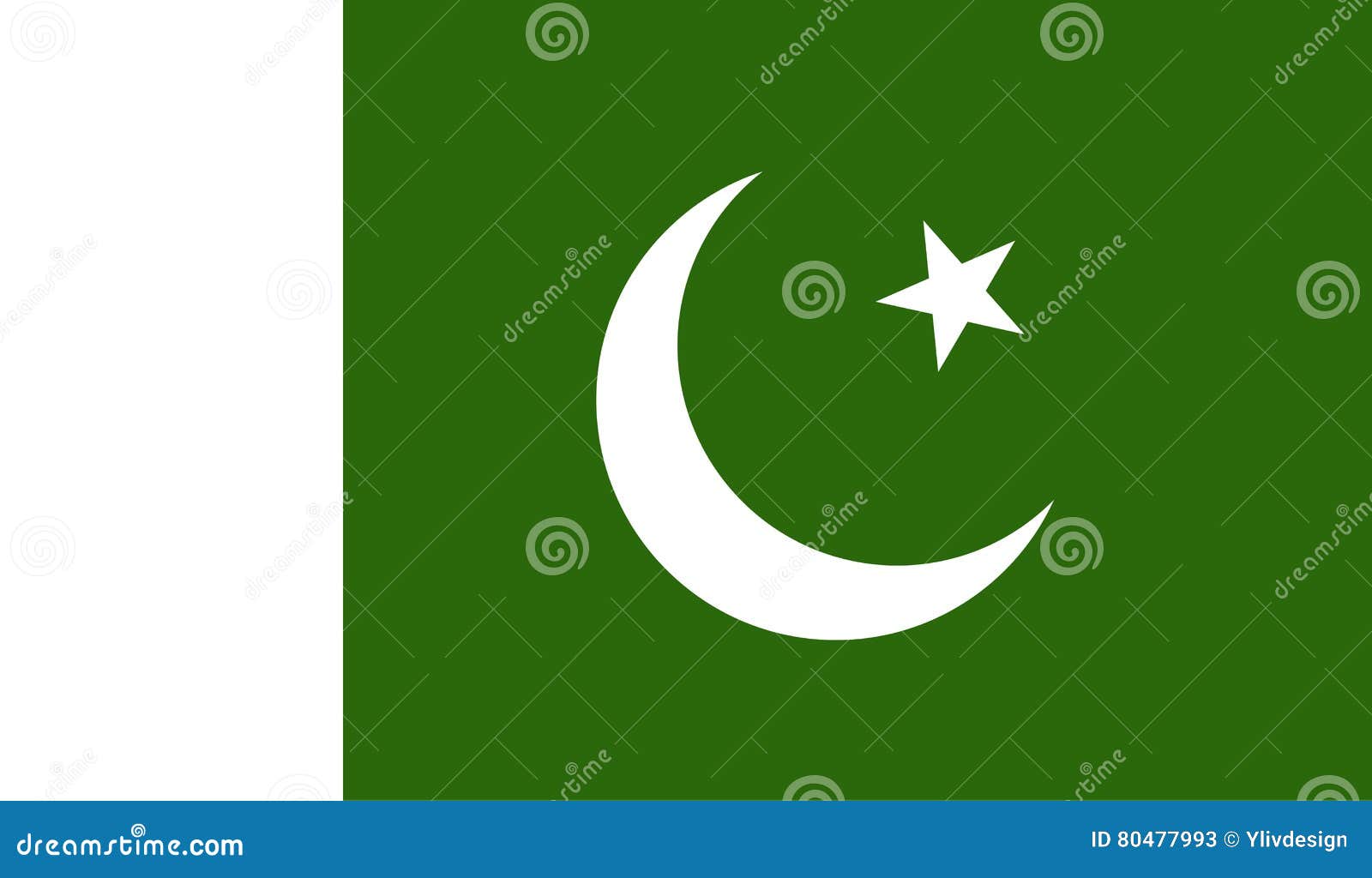 Pakistan flag image stock vector. Illustration of seasonal - 80477993