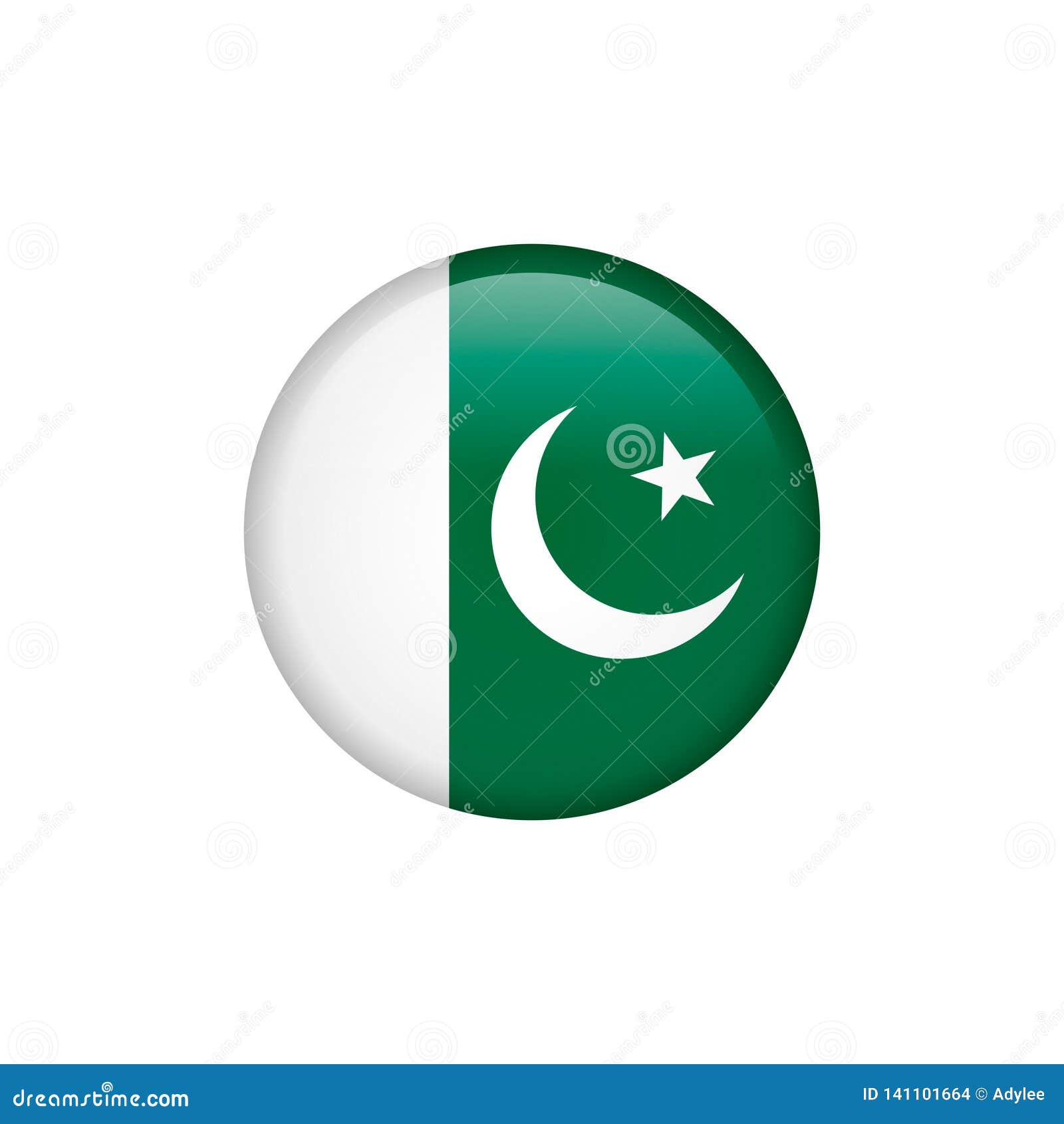 Pakistan Flag Vector Isolated 5 Stock Photo - Illustration of states ...