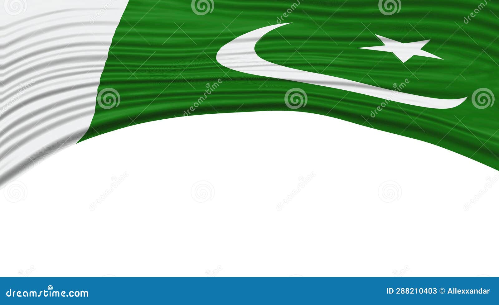 Pakistan Flag Wave, National Flag Stock Illustration - Illustration of ...