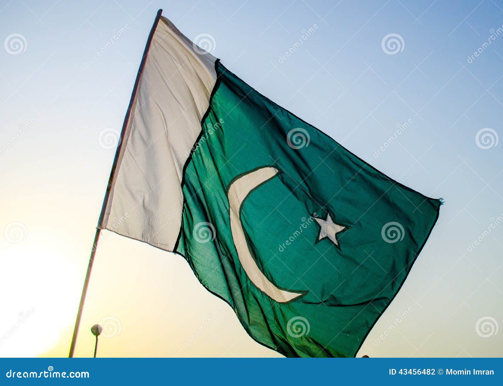 Pakistan-Flagge stockfoto. Bild von pakistan, markierungsfahnen - 43456482